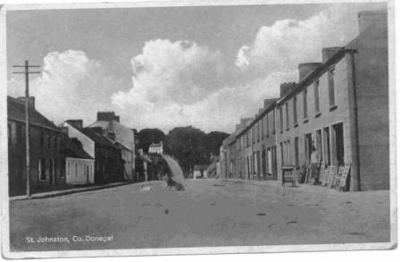 St Johnston Postcard Photos showing sections of the Main St